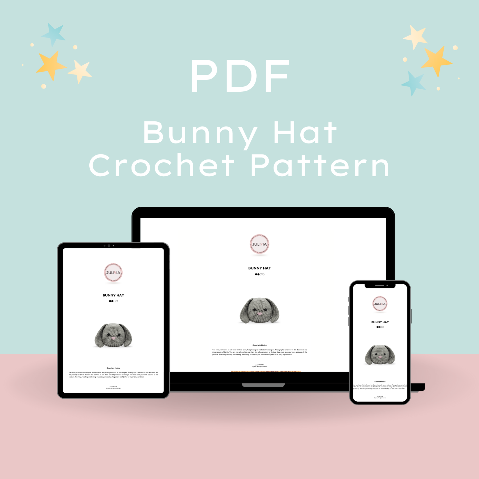 Crochet Bunny Hat Pattern – Julivia
