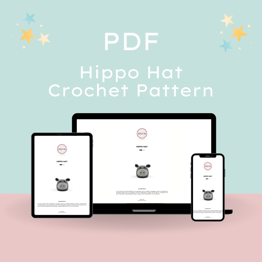 Crochet Hippo Hat Pattern – Julivia